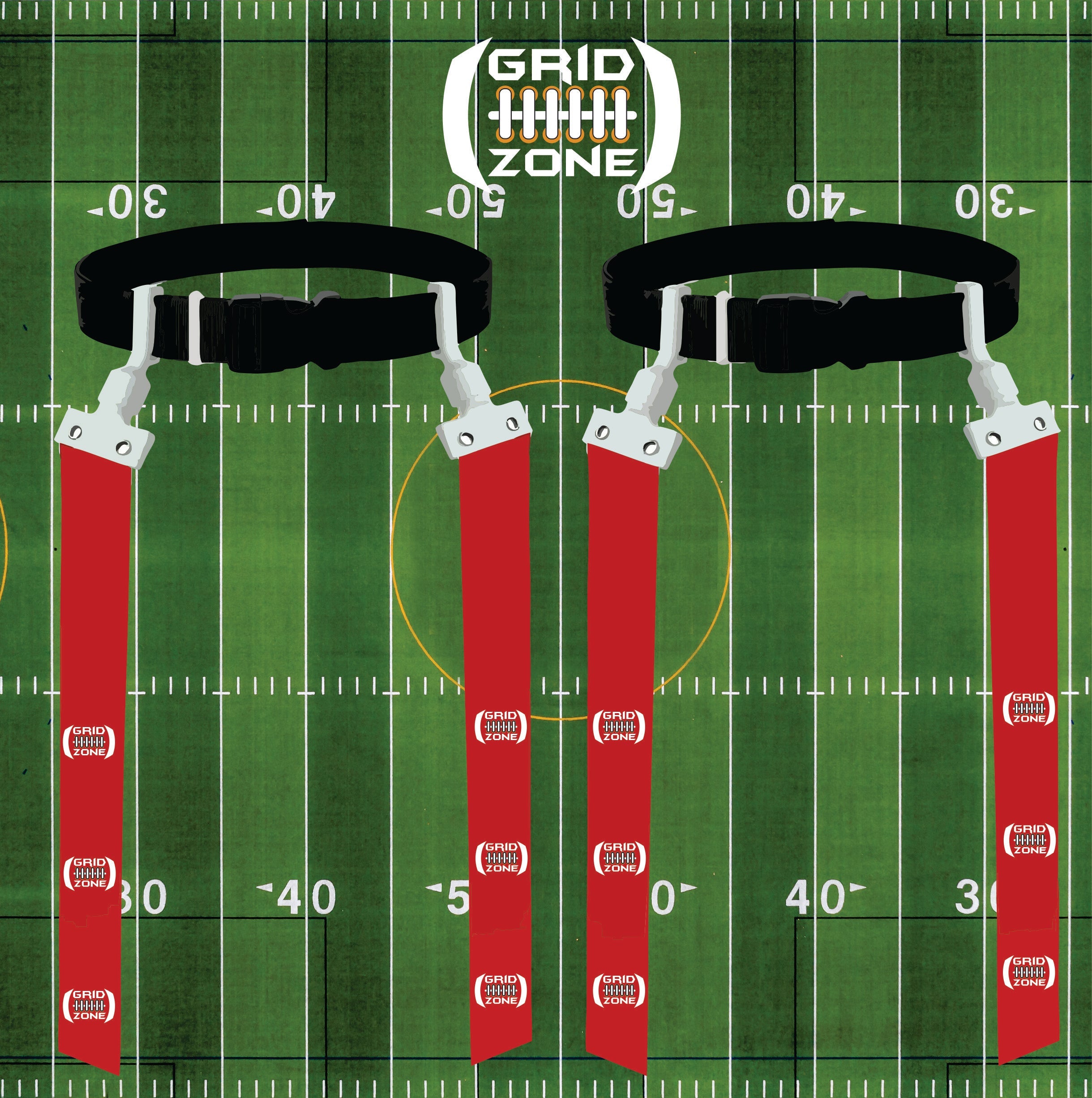Flag Football POP Style Belts – Grid Zone Flag Football